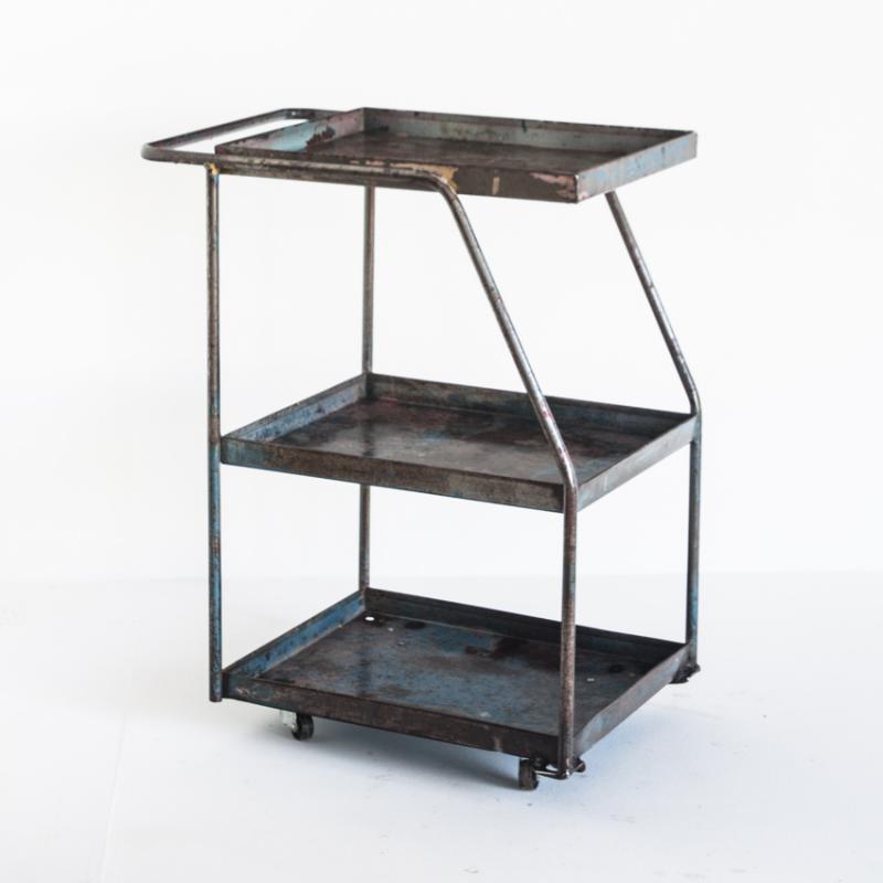 Carro o camarera industrial con ruedas - España, años 70